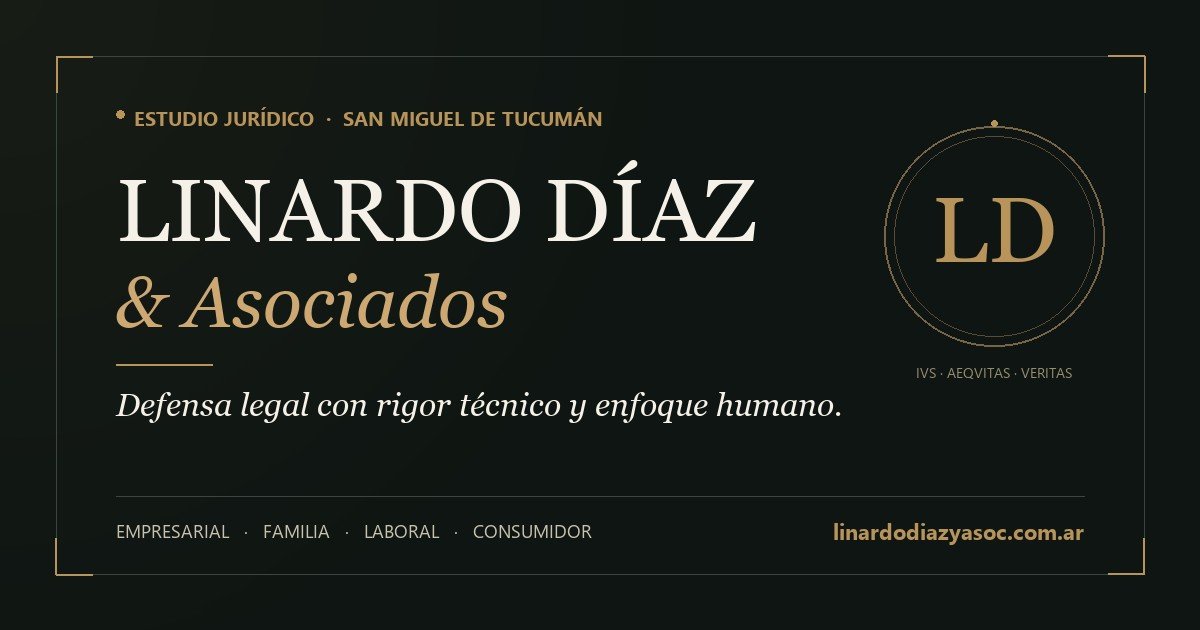 Linardo Díaz & Asociados — Estudio Jurídico · Tucumán